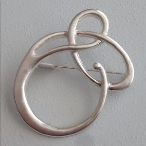 Studio by Demdaco | Jewelry | Pin In A Lightweight Silver Metal Swirl ...